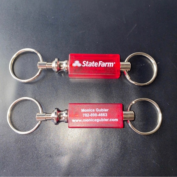 statefarm | Toys | 2x Red Keychain Hanger Statefarm Brand New Design ...
